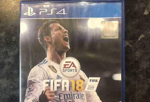 Ps4 диск fifa 18