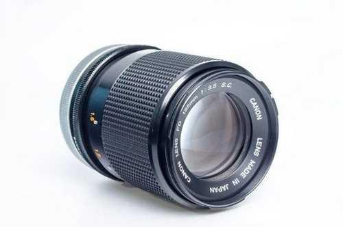 Canon lens FD 135mm f3.5 S.C