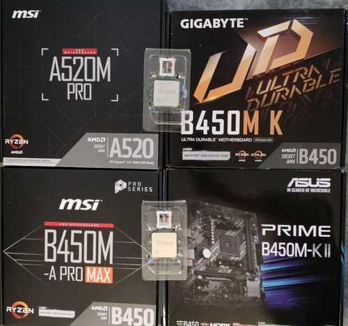 Нов.комплект А520/B450/Ryzen 5 4500/5500