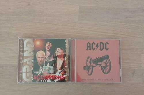 CDs Scorpions, AC/DC