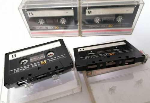 Аудиокассеты Denon DX1-90, 10 шт.с записью