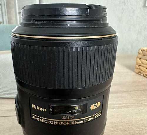 Обьектив Nikon AF-S VR Micro-Nikkor 105mm f/2.8G