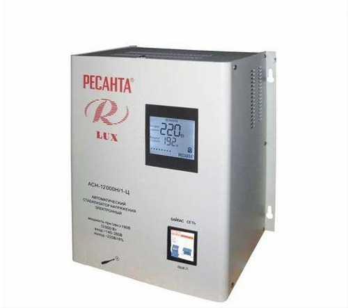 Стабилизатор асн-12 000Н/1-Ц LUX настенный Ресанта