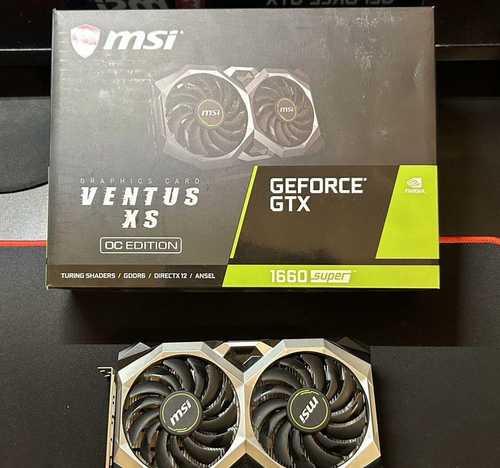 MSI GeForce GTX 1660 super ventus XS OC