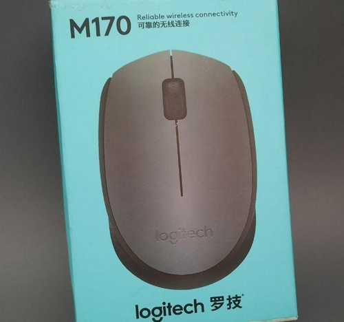 Беспроводная компактная мышь Logitech M170 Gray