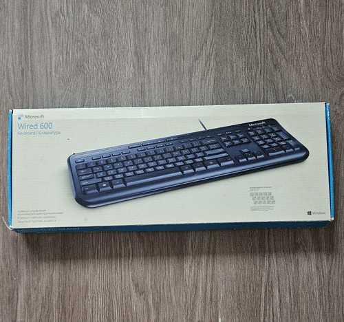 Клавиатура проводная Microsoft Wired Keyboard 600