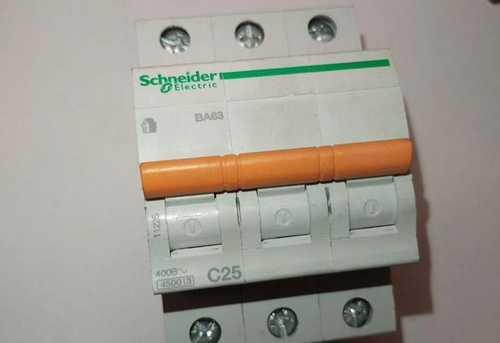 Автоматический выключатель schneider electric ва63