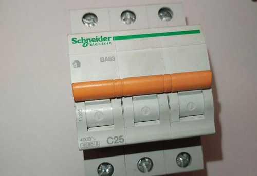 Автоматический выключатель schneider electric ва63