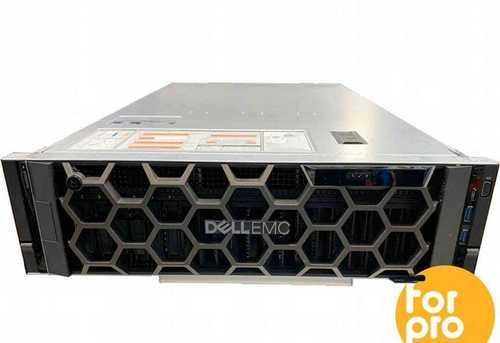 Сервер dell R940 8SFF 4x6140Gold 1536GB, H740p