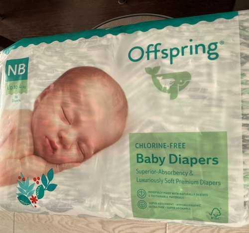 Offspring подгузники nb