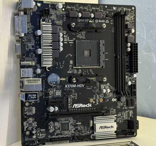 Материнская плата Asrock X370M-HDV am4