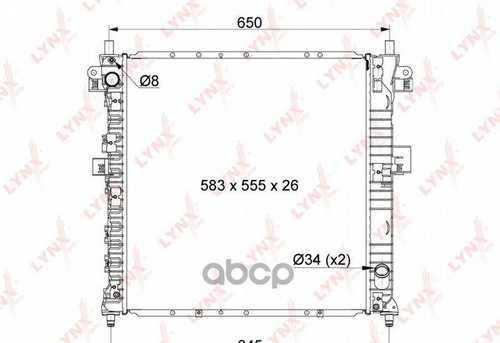 Радиатор ssangyong actyon/kyron 2.0-2.3 M/T (па