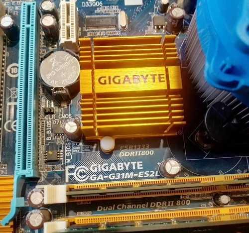 Материнская плата Gigabyte g31m-es2l