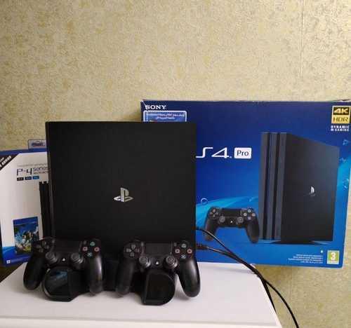 Sony playstation 4 pro 1tb прошитая 5.05