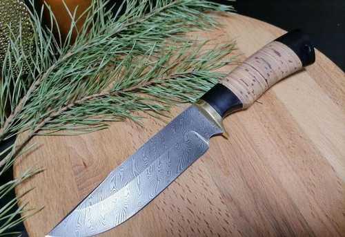 Нож охотничий Бобр дамасская сталь