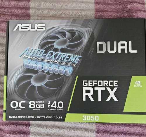 Видеокарта asus RTX 3050 OC 8GB