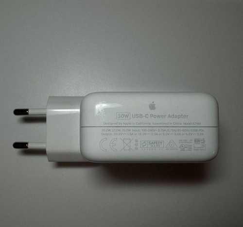 Зарядное устройство Apple USB Type-c 30W, оригинал