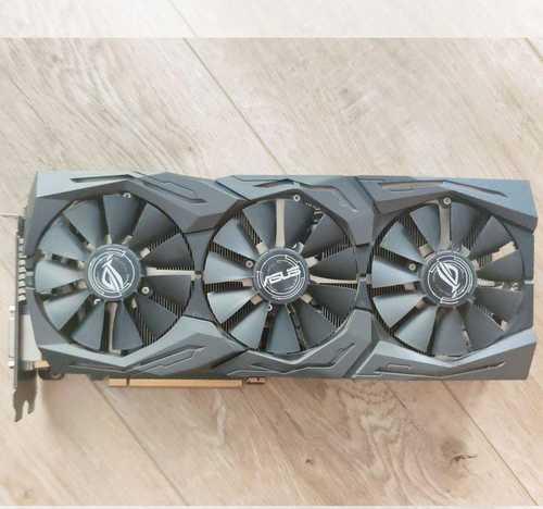 Видеокарта asus rog strix rx580 8gb