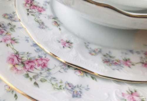 Фарфор тарелки салатники посуда Чехия Bernadotte