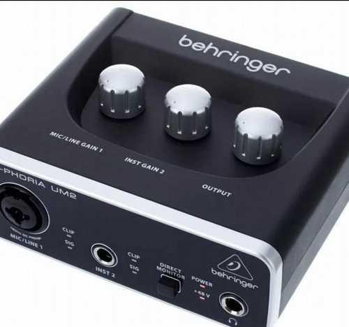 Внешняя звуковая карта behringer u phoria um2