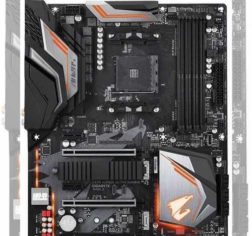 Материнская плата Gigabyte Aorus x470 Ultra Gaming