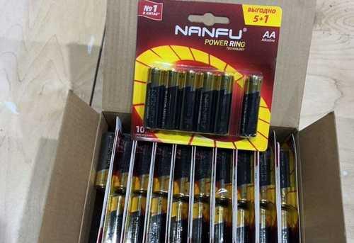 Батарейки nanfu AA №1 в Китае
