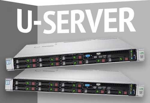 Сервер HP DL360 Gen9 10*2.5 2*2643v4 64Gb P840 2*8