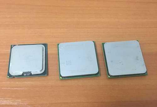 3 старых процессора 775 am2