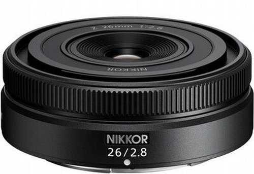 Объектив Nikon Z 26mm f/2.8 Nikkor