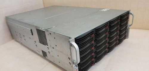 Сервер 4U SuperMicro CSE-847BE/x9drd-EF/2x1280W