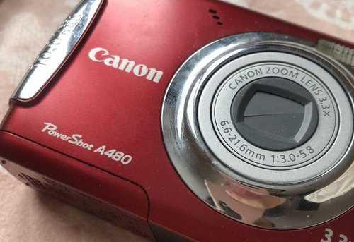 Компактный фотоаппарат Canon power shot A480