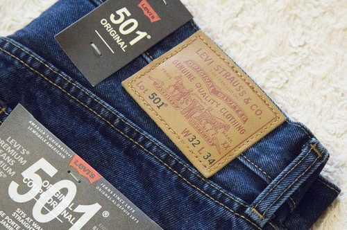 Джинсы Levis 501 W32 L34 Новые