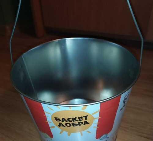 Ведро железное с ручкой KFC 3 л литра