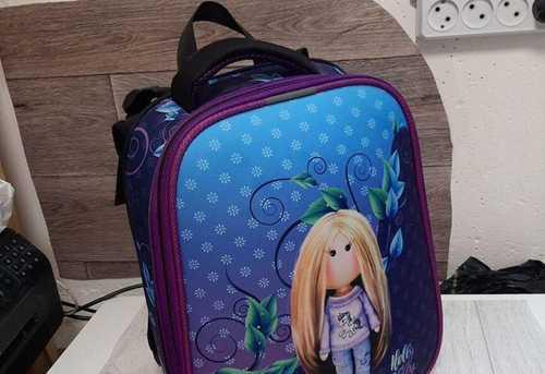 Рюкзак школьный каркасный для девочки