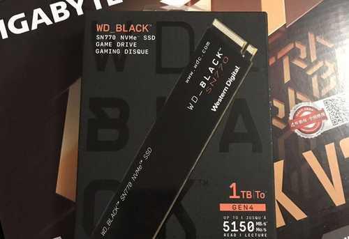 SSD M.2 NVMe WD Black SN770 1000GB
