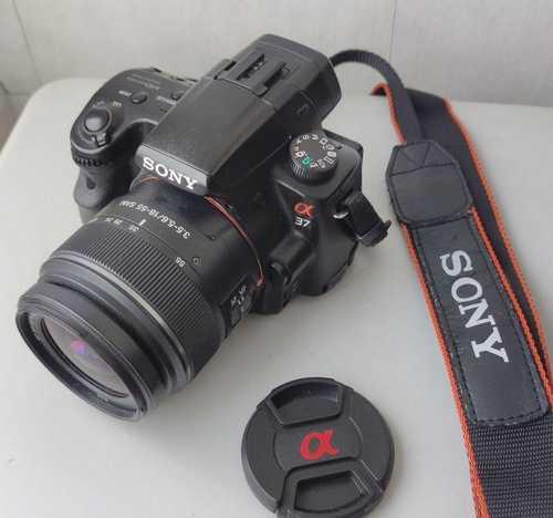 Sony A37 kit 18-55mm DT (пробег 21 т)