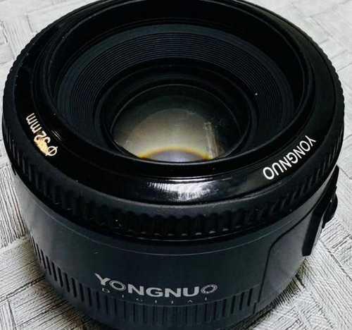 Объектив yongnuo 50mm canon