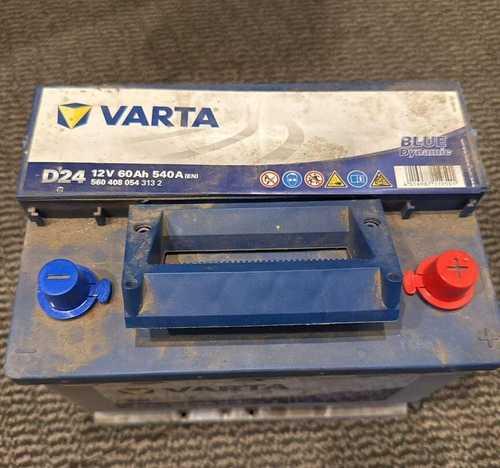 Аккумулятор varta 60 Ah 540 A