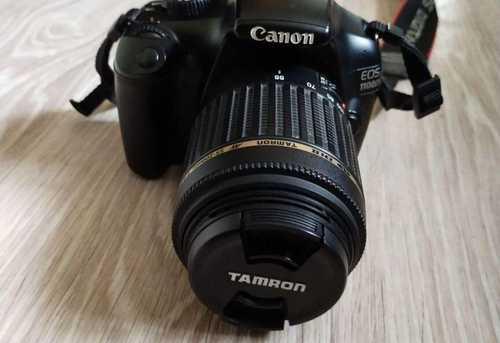 Зеркальный фотоаппарат canon eos 1100d + Tamron