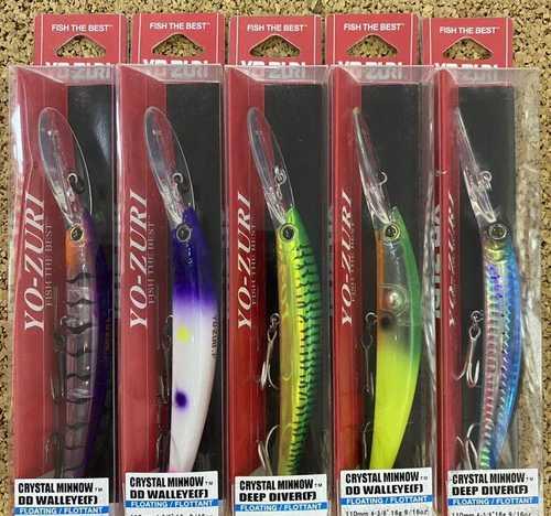 Воблер YO-zuri crystal minnow DD 110 мм