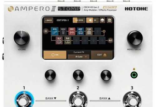 Hotone Ampero II Stomp процессор гитарный