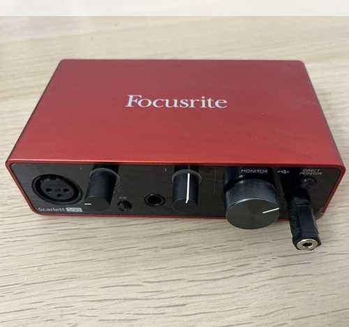 Звуковая карта focusrite scarlett solo