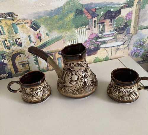 Кофейный набор сувенирный чашки турка