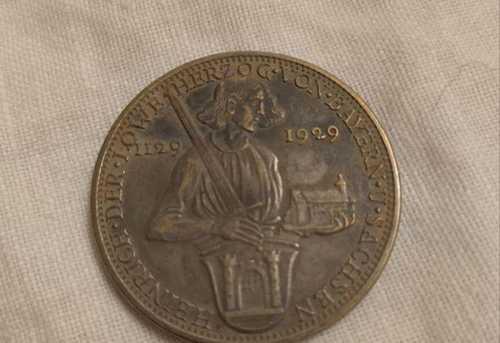 Немецкая медаль 1929 года. Герцог Генрих Лев