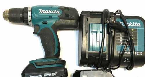 По392 - Дрель-шуруповерт makita ddf453rfe