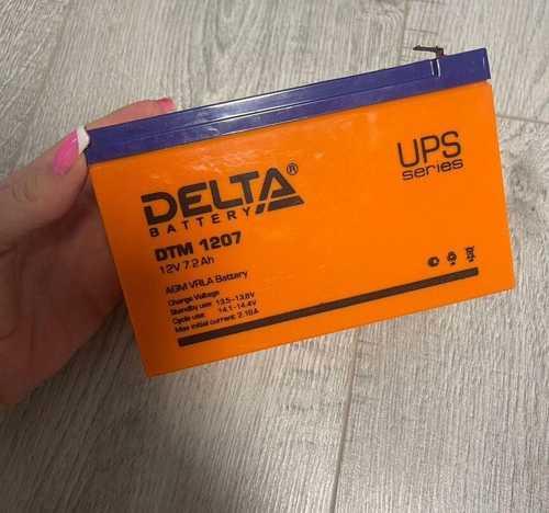Delta battery DTM 1207
