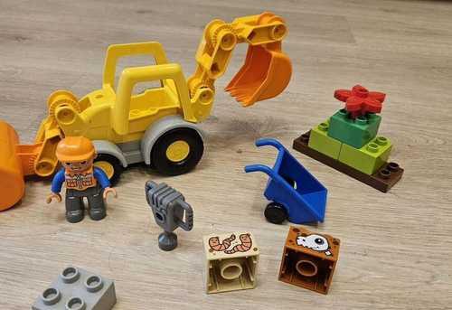 Lego duplo 10811 Экскаватор погрузчик