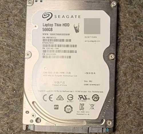 Жесткий диск hdd 500 ггб