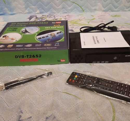 Медиаплее спутниковый тв-ресивер Combo dvb t2 + S2