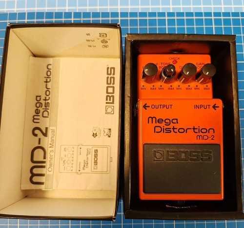 Гитарная педаль boss md-2 distortion